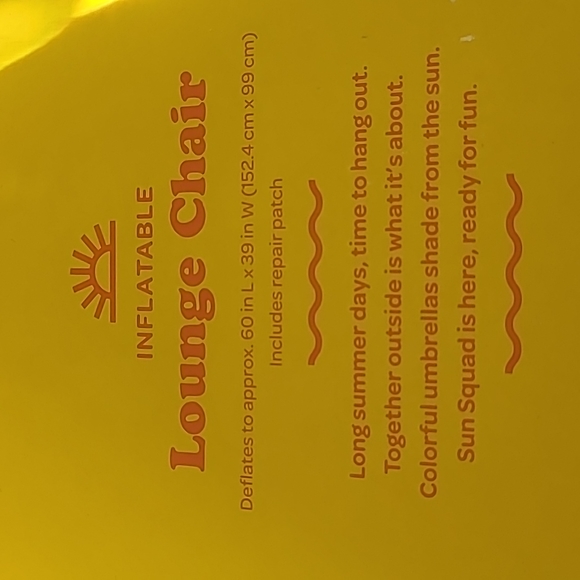 Sun Squad | Other | Sun Squad Inflatable Lounge Chairs | Poshmark